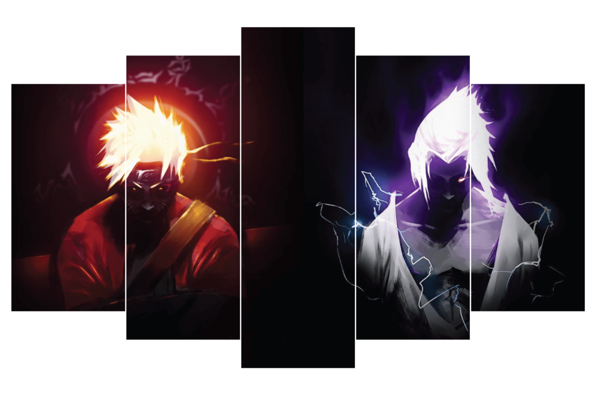 Naruto and Sasuke - Frame Flare