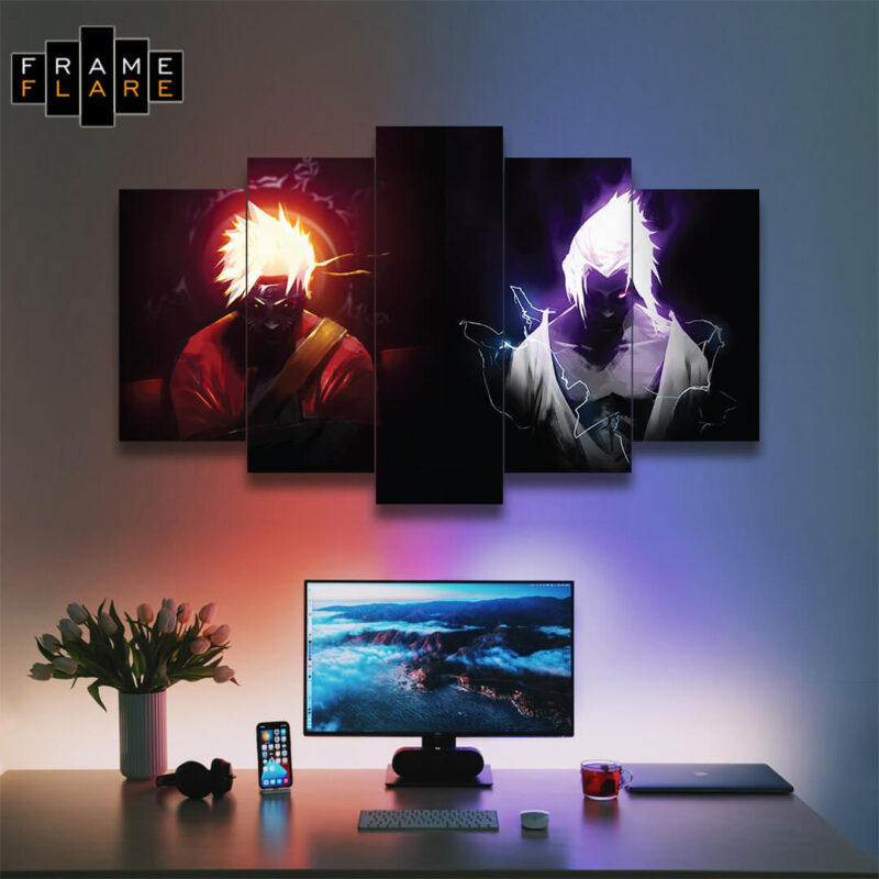 Naruto and Sasuke - Frame Flare